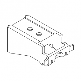 2" Plastic Extension Brackets for Silent Gliss Curtain Tracks | The ...